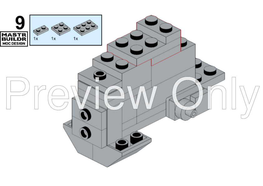 LEGO MOC Blurrg Mount by mastrbuildr | Rebrickable - Build with LEGO