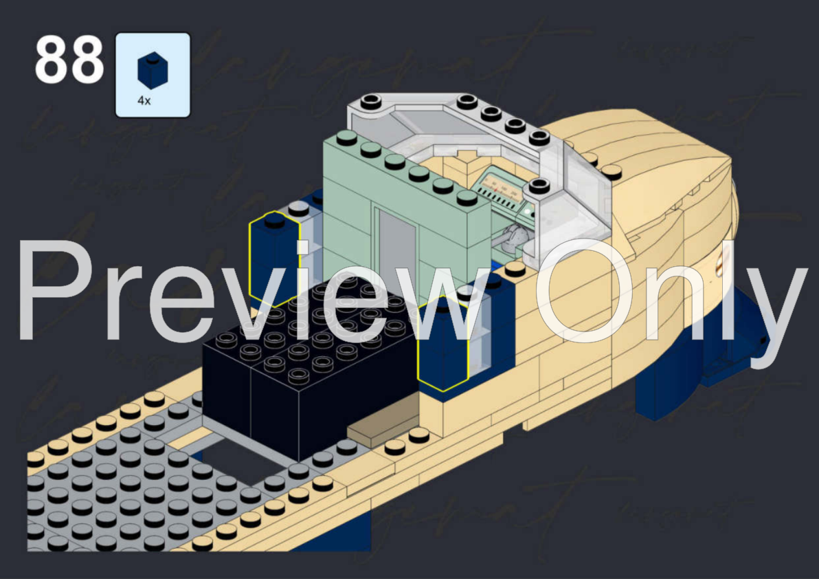 LEGO MOC "Bullet Train" Shinkansen Series 0 by langemat | Rebrickable ...