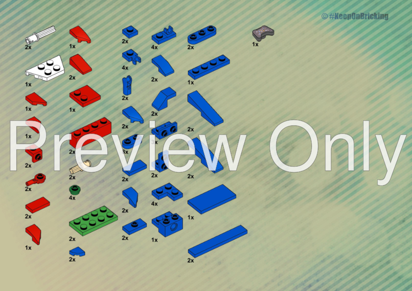 LEGO MOC 77246 Armoured Car by Keep On Bricking | Rebrickable - Build ...