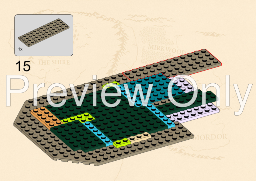 LEGO MOC-224055 The Dead Marshes by Tubi_Rock_V | Rebrickable - Build ...
