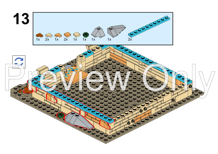 LEGO MOC Arab house by sgomezb | Rebrickable - Build with LEGO