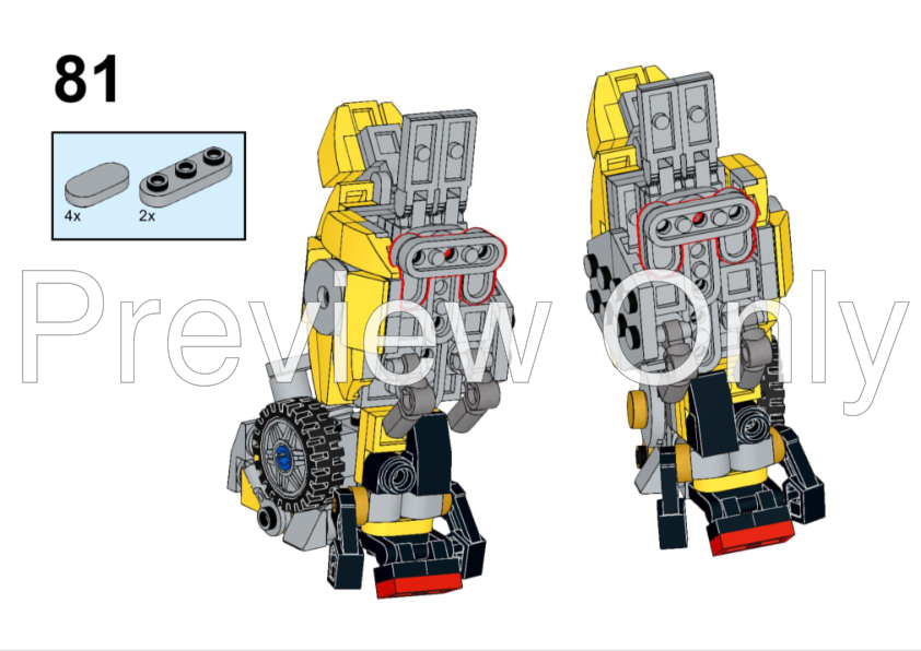 LEGO MOC Transformers 1977 Camaro Bumblebee (Non-Transforming) by ...