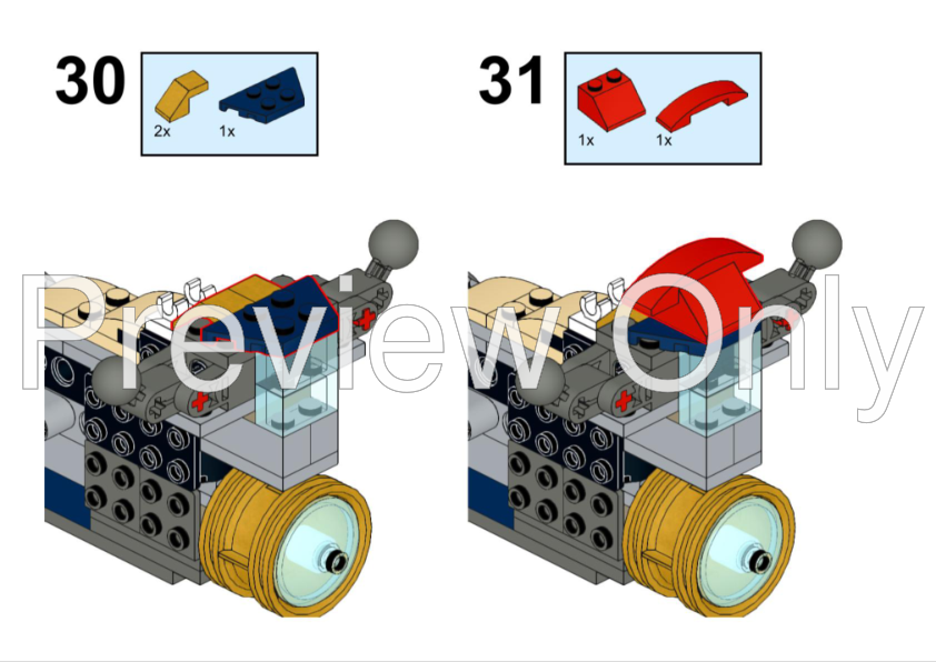 LEGO MOC Big Zane's Hoverbike, Mobile Armour & METEOR Unit (71834 ...