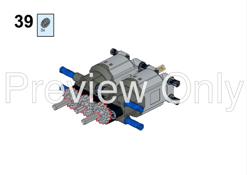 LEGO MOC MB Trac 1000 RC by JF551 | Rebrickable - Build with LEGO