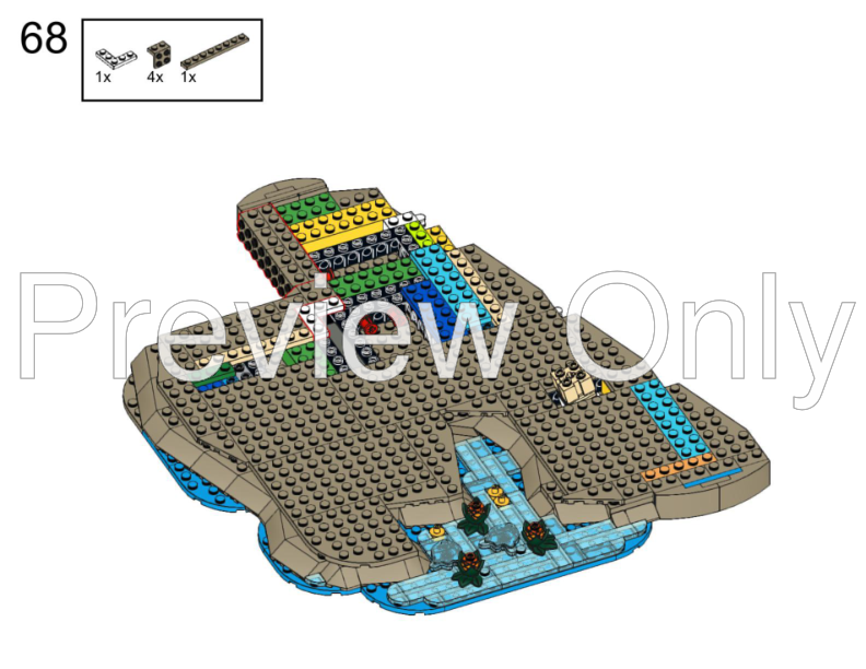 LEGO MOC-224498 Ancient Ruins by TangTaizong | Rebrickable - Build with ...
