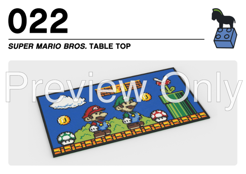 LEGO MOC Super Mario Bros Table Top by OneBrickPony | Rebrickable ...