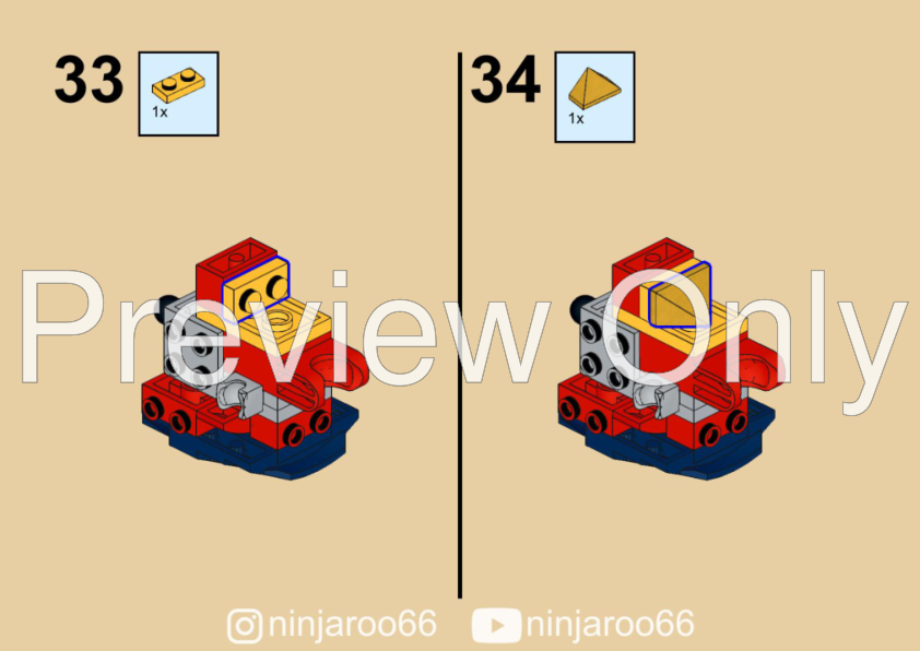 LEGO MOC-224570 Kai's Elemental Fire Dragon by ninjaroo66 | Rebrickable ...