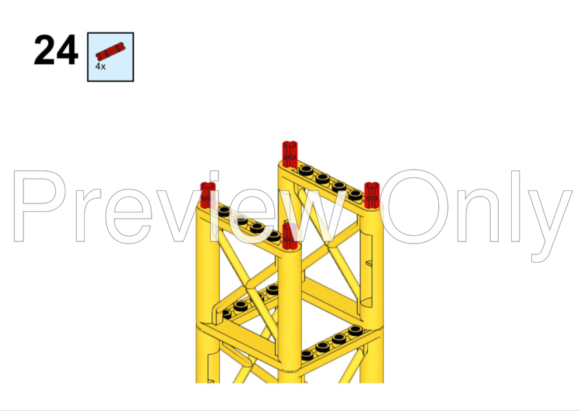 LEGO MOC-224680 Modular Tower Crane by MHB Construction | Rebrickable ...