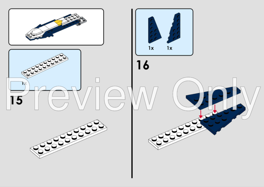 LEGO MOC Plo Koon's Delta-7B Aethersprite-class light interceptor (The ...