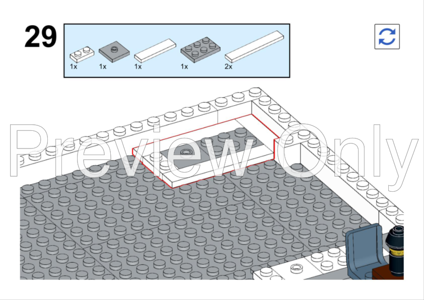 LEGO MOC Motel Brick - Alternate Floor 2 by BrickAndBuildsI ...