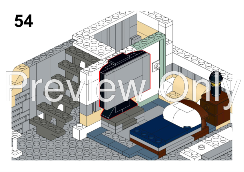 LEGO MOC Motel Brick - Alternate Floor 2 by BrickAndBuildsI ...
