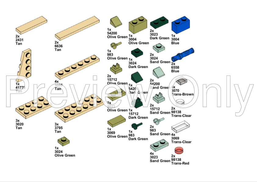LEGO MOC HMMWV Up Armored HA (Heavy) SOF version by 500 HEAVY | Rebrickable - Build with LEGO