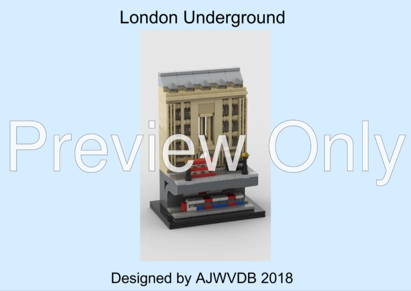 Lego Moc London Underground By Tiny Bricks Rebrickable Build With Lego