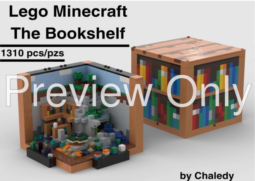 LEGO MOC-225409 Lego - The Bookshelf by Chaledy | Rebrickable - Build ...