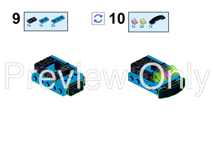 LEGO MOC Fahrgeschäft Autoscooter - Funfair Bumper Cars by ONE-2-BRICK ...