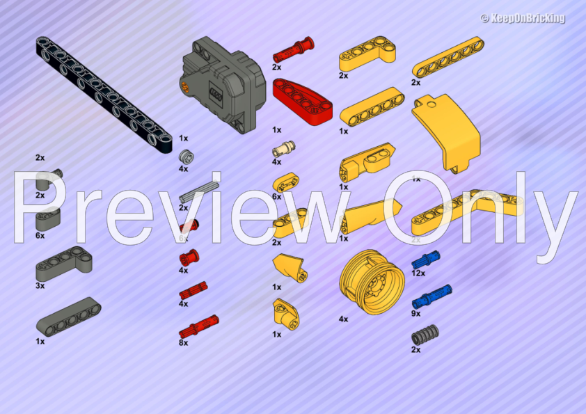 LEGO MOC 42199 SUV by Keep On Bricking | Rebrickable - Build with LEGO