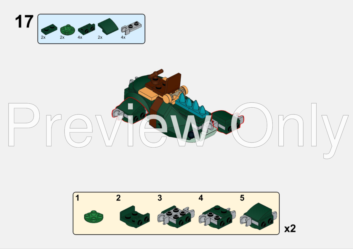 LEGO MOC Cyborg Chase by Jannin Bricks | Rebrickable - Build with LEGO