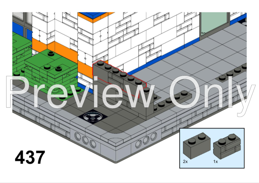 LEGO MOC Full-Size Durr Burger Restaurant by frug | Rebrickable - Build ...