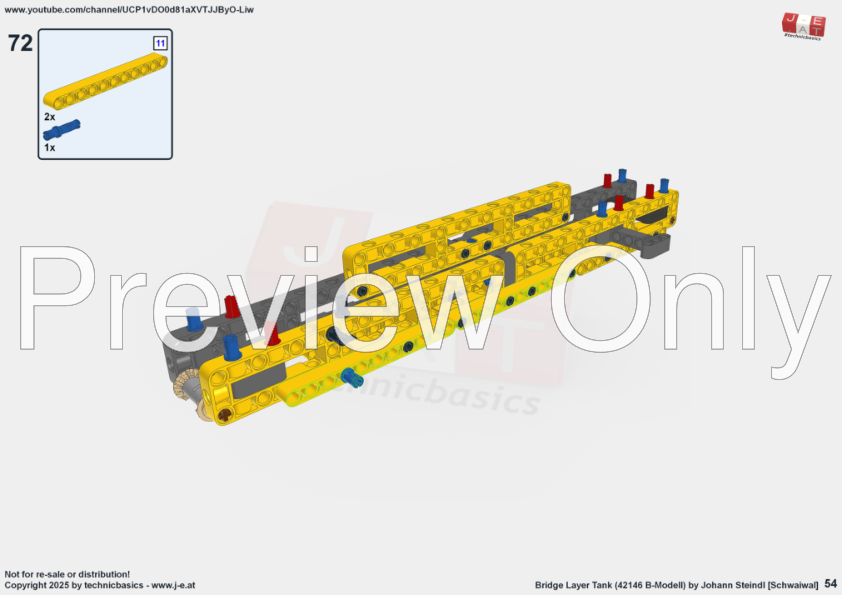 LEGO MOC-226104 Bridge Layer Tank - Brückenlegepanzer by technicbasics ...