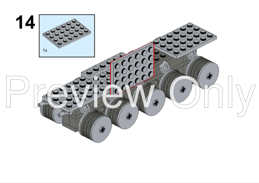 LEGO MOC 1:300 Scale HAVw A6 Juggernaut (Clone Turbo Tank) by Tytanium ...