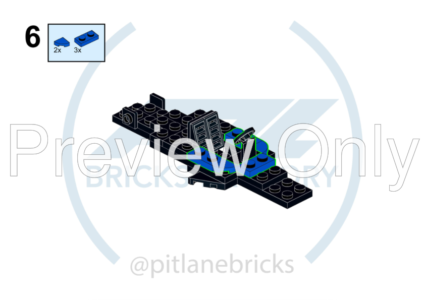 LEGO MOC F1 Williams FW16 by Pit Lane Bricks Factory | Rebrickable - Build with LEGO