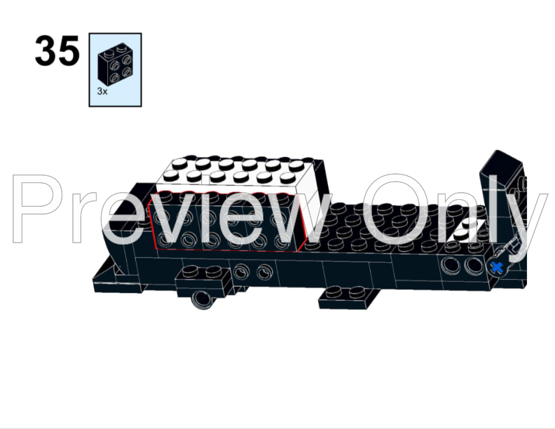LEGO MOC-226372 Case IH 245 Magnum Tractor by EricvanGaal | Rebrickable ...