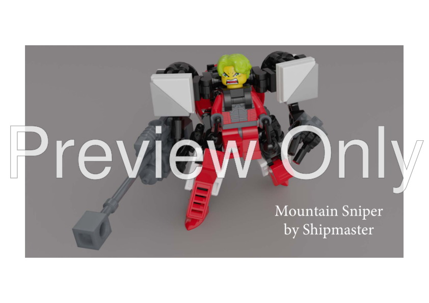LEGO MOC Mountain Sniper by Undisputed_Shipmaster | Rebrickable - Build ...