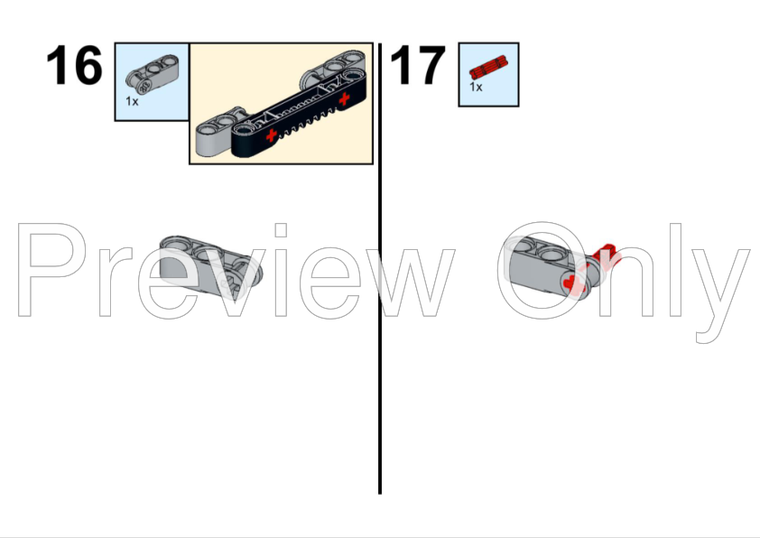 LEGO MOC-226656 42108 Telehandler by MilanLego123 | Rebrickable - Build ...