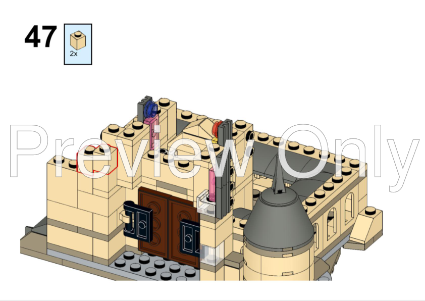 LEGO MOC HP Hog Castle Bookends by glaberdeenbrickfigs | Rebrickable ...