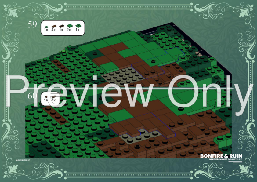 LEGO MOC BONFIRE & RUIN - MEDIEVAL MINI DIORAMA MOC by dannychrst ...