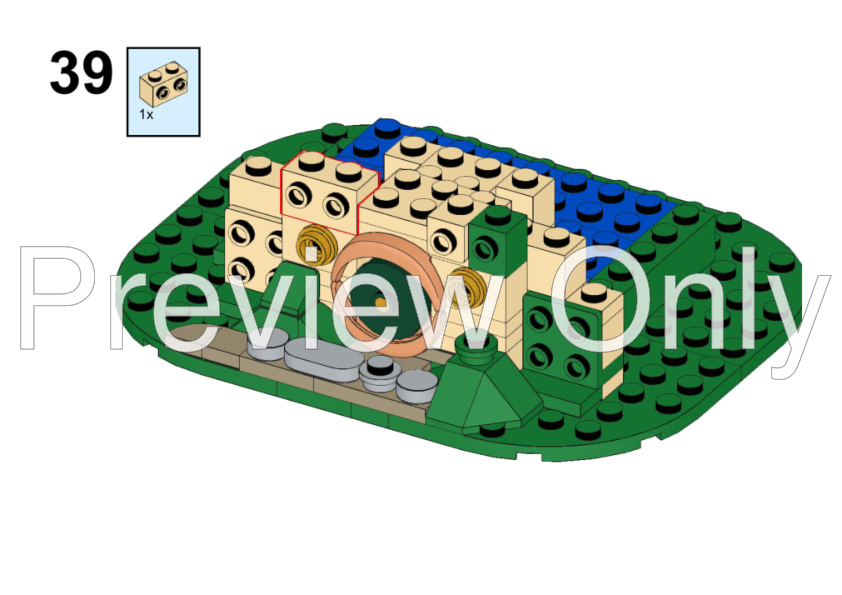 LEGO MOC LOTR - The Shire (microscale) - Map of Middle-Earth by ...
