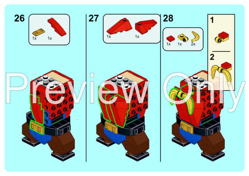LEGO MOC-227503 Yosemite Sam by Timofey_Tkachev | Rebrickable - Build ...