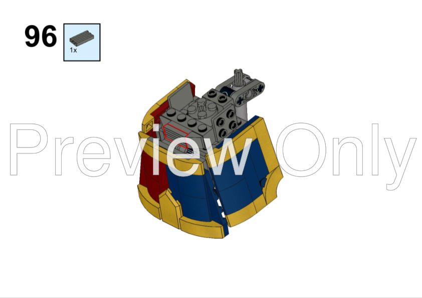 LEGO MOC-227563 Imperial Knight Questoris by DWbuild | Rebrickable ...