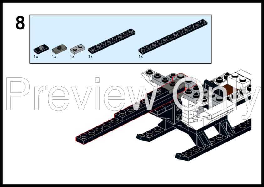 LEGO MOC-227690 Biosyn Helicopter by legOtaku | Rebrickable - Build ...