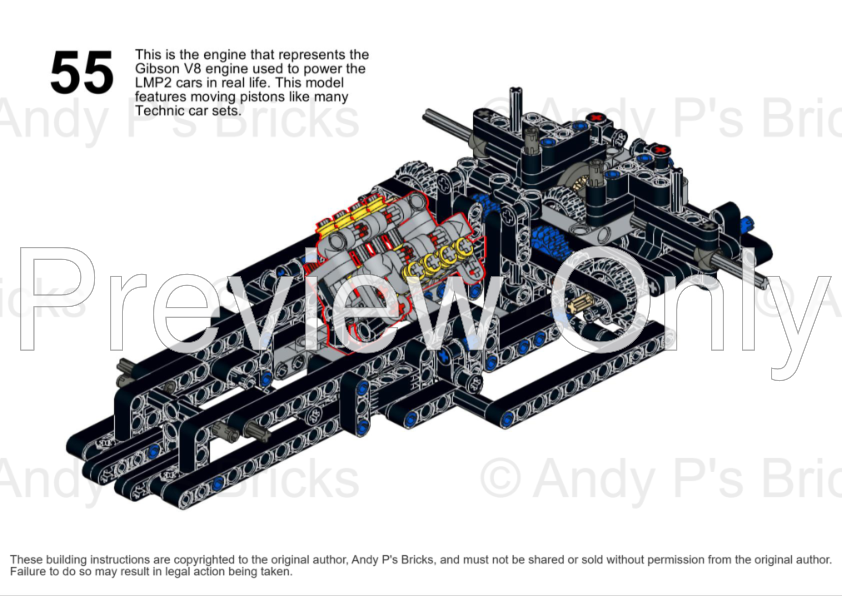 LEGO MOC Technic Inter Europol LMP2 Oreca 07 Racing Car by Andy Ps ...