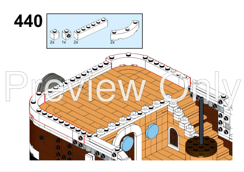 LEGO MOC-228015 Going Merry - Minifigure Scale - One Piece by 13cool2 ...