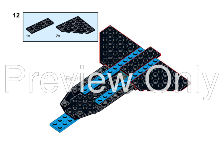 LEGO MOC-228047 Star Fox Arwing Minifigure Scale by CreationCaravan ...