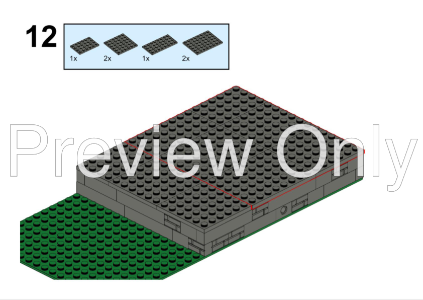 LEGO MOC Modular School by ForeverBrick | Rebrickable - Build with LEGO