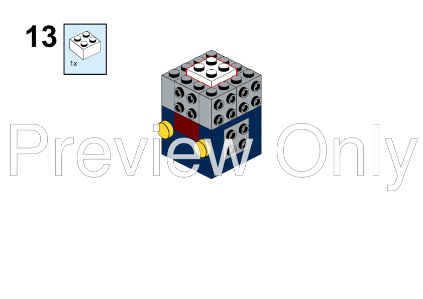 LEGO MOC-228267 Mario Brickheadz by BlessedBricks | Rebrickable - Build ...