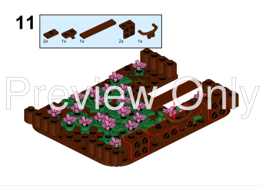 LEGO MOC Fenced bloom (10281 Alternate build) by Hogi_castle ...