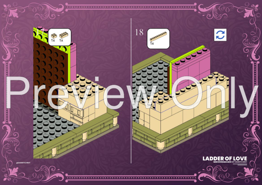 LEGO MOC-228397 LADDER OF LOVE - MEDIEVAL MINI DIORAMA MOC by ...