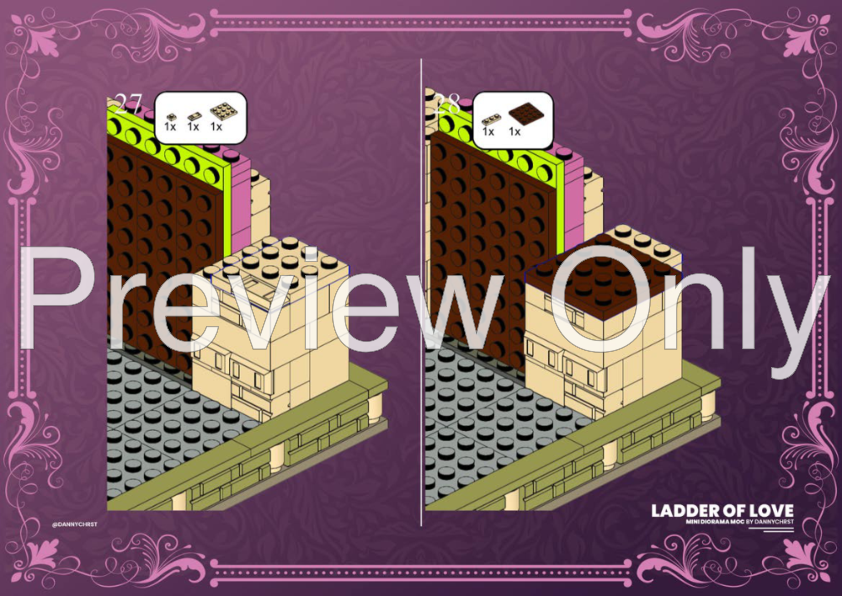 LEGO MOC-228397 LADDER OF LOVE - MEDIEVAL MINI DIORAMA MOC by ...