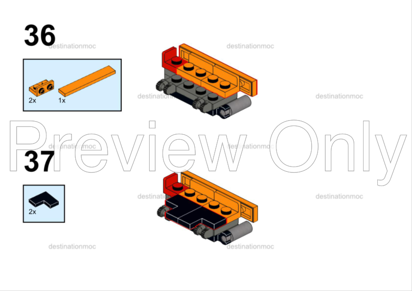 LEGO MOC-228449 R5 Turbo - Red by destinationmoc | Rebrickable - Build ...