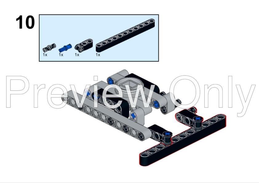 LEGO MOC Mini Excavator Takeuchi by Mr_Wulf | Rebrickable - Build with LEGO