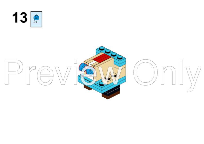 LEGO MOC-228690 Neuro-sama Brickheadz by Bricksy32 | Rebrickable ...