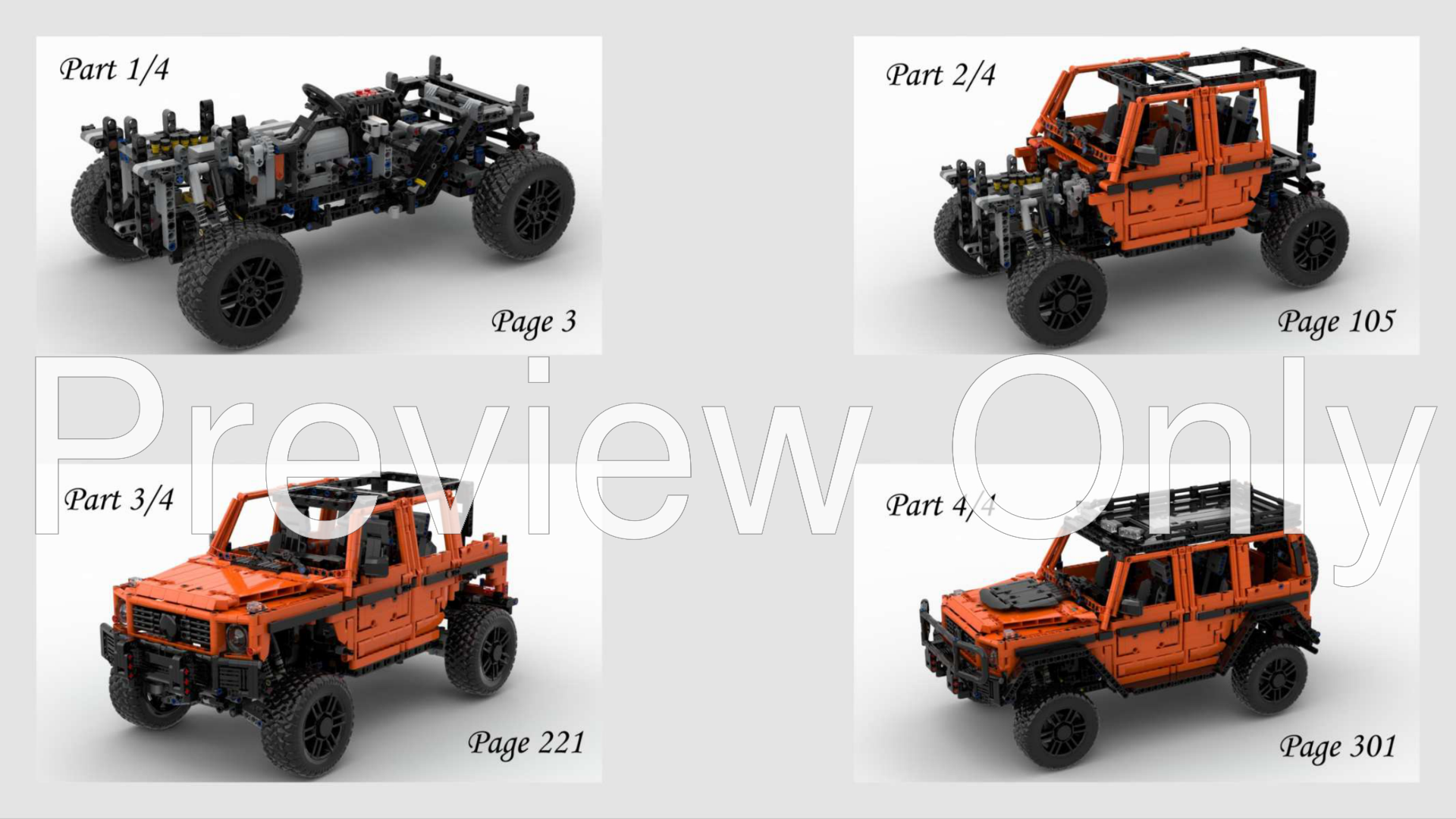 LEGO MOC Mercedes-Benz G500 RC by Lego technic world | Rebrickable ...