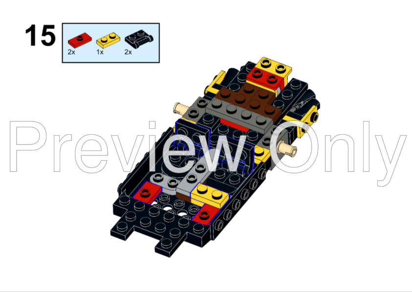 LEGO MOC Mercedes AMG GT Black Series Lego MOC With Opening Doors And ...