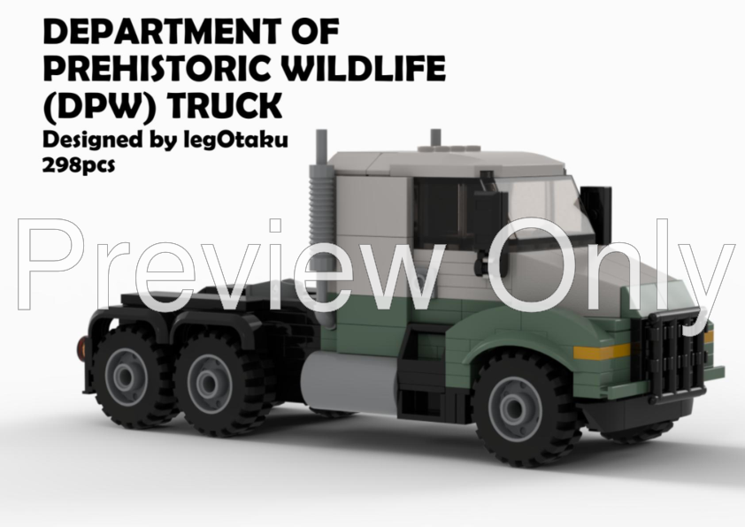LEGO MOC Department of Prehistoric Wildlife (DPW) Truck by legOtaku ...