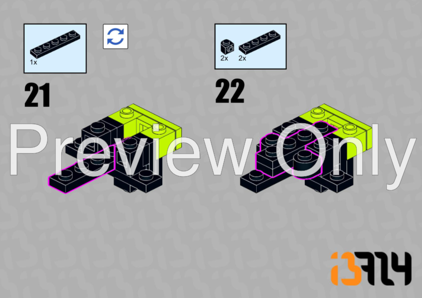 LEGO MOC Volkswagen Lupo by ilyabuilder724 | Rebrickable - Build with LEGO