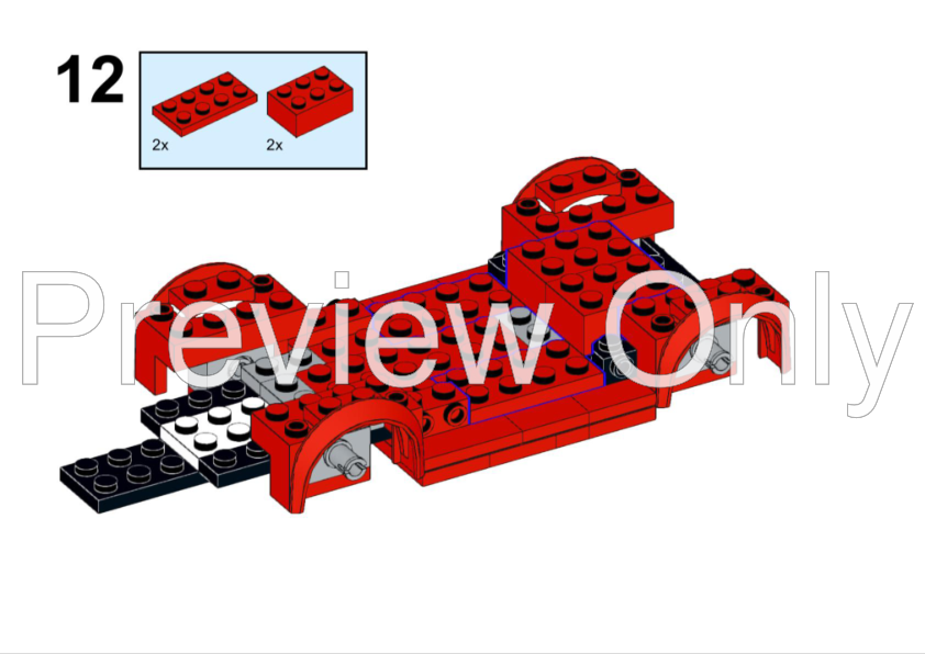 LEGO MOC Ferr*ri LaFerr*ri Lego MOC supercar hypercar speed champions ...